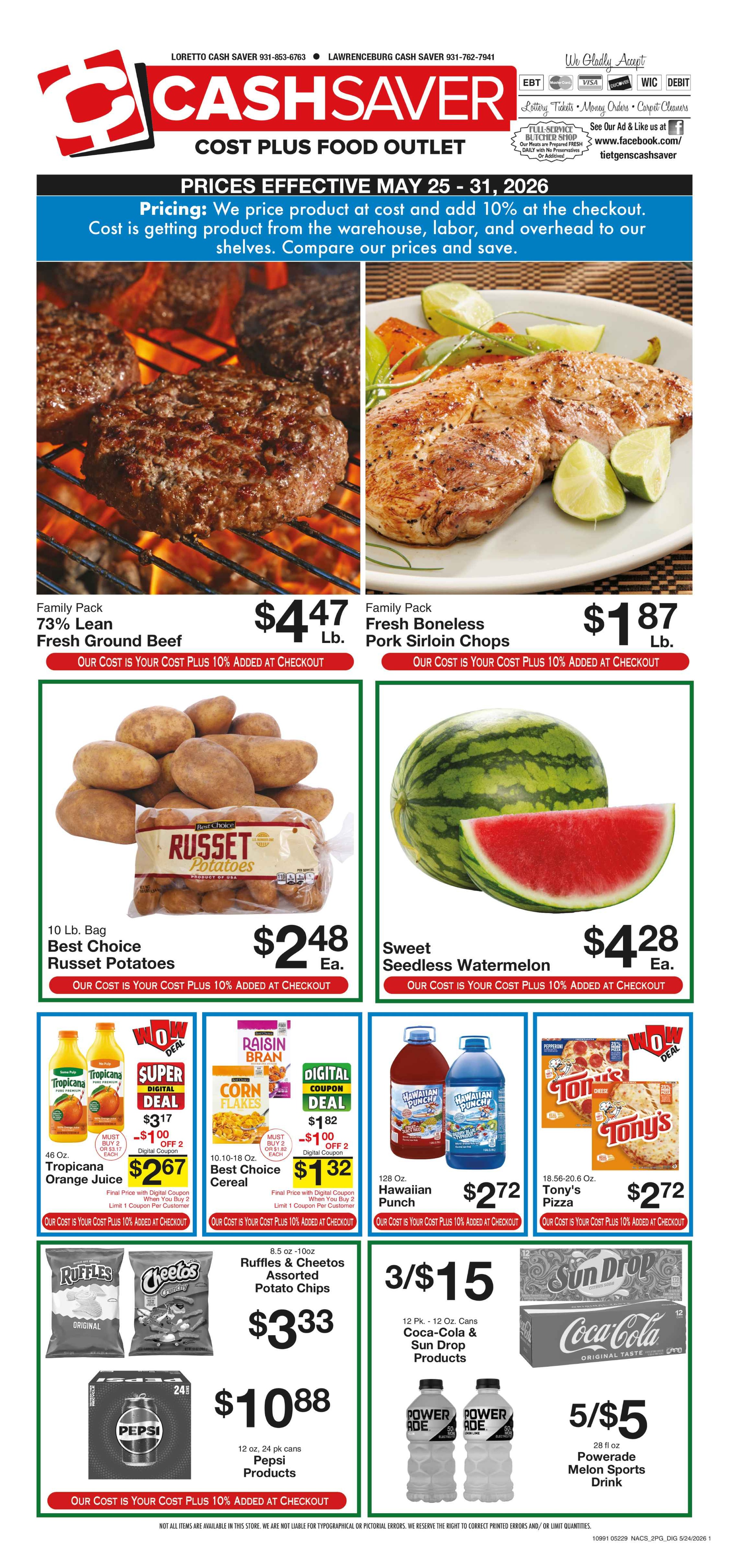 Tietgen's Loretto Cash Saver | Ad Specials